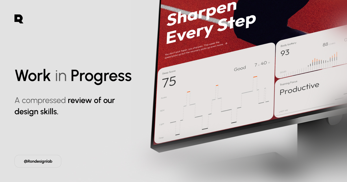 Work in Progress | Live Design Case Studies | Rondesignlab
